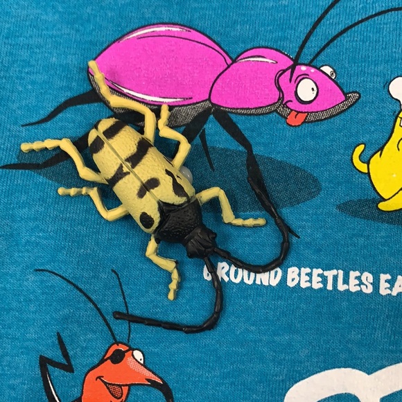 Shirts & Tops | New Insect Tee Shirt With Removable Snap Insects | Poshmark